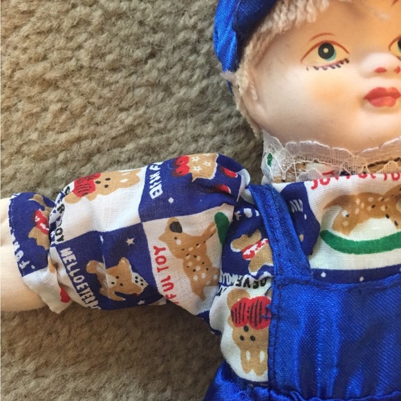 Vintage | Toys | Vintage Paperboy Milkman Porcelain Doll Toy | Poshmark